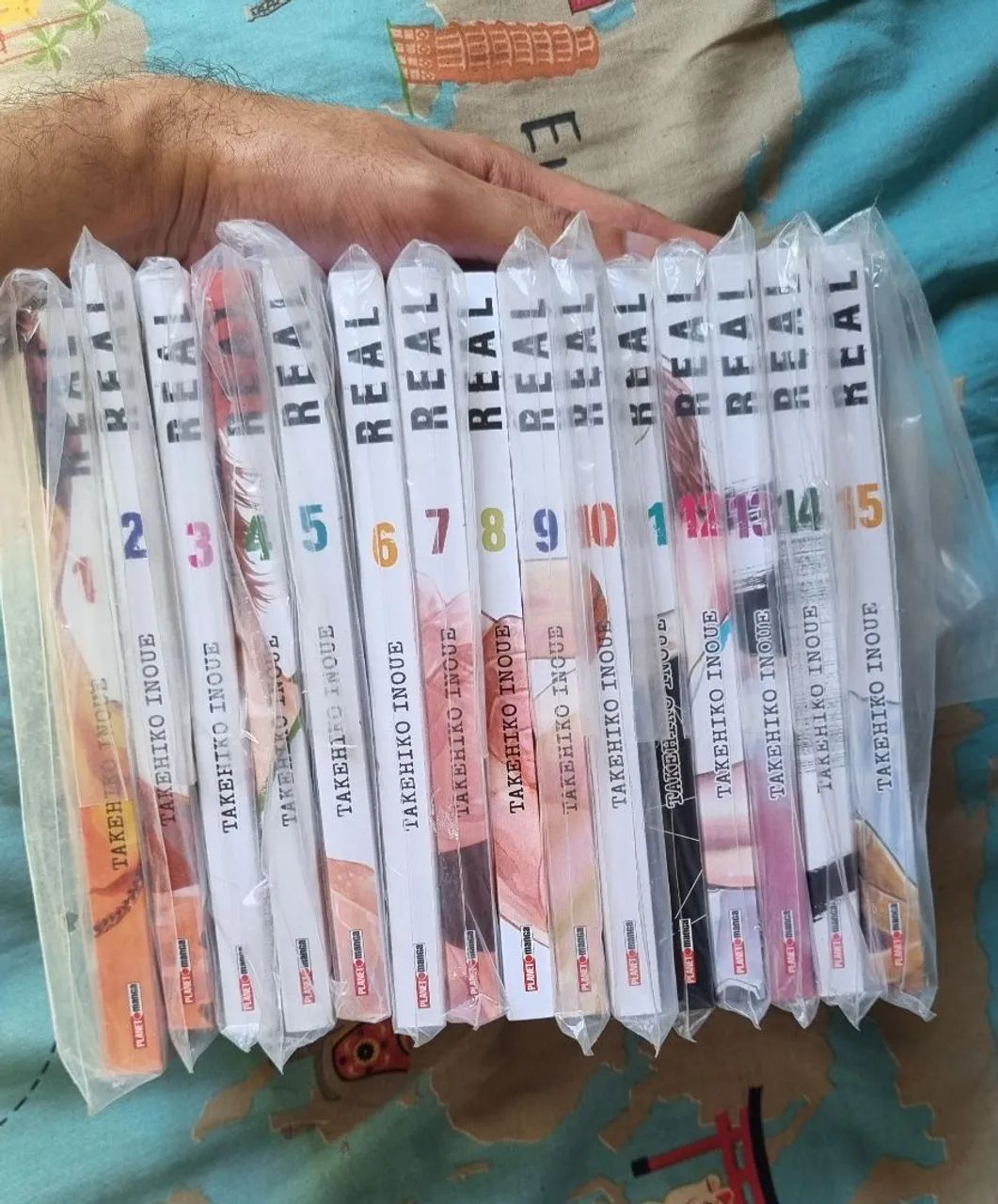 Coleção mangá "Real" de Takehiko Inoue vol 1 ao 15 - Livros e revistas ...