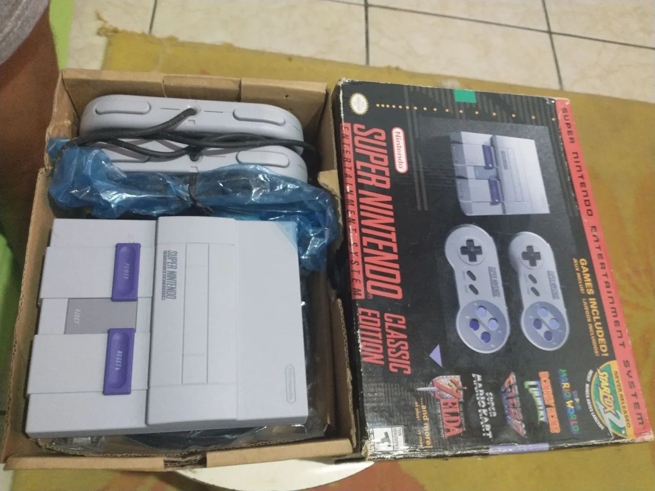 Mini super Nintendo clássic edition original - Consoles de Vídeo Game ...