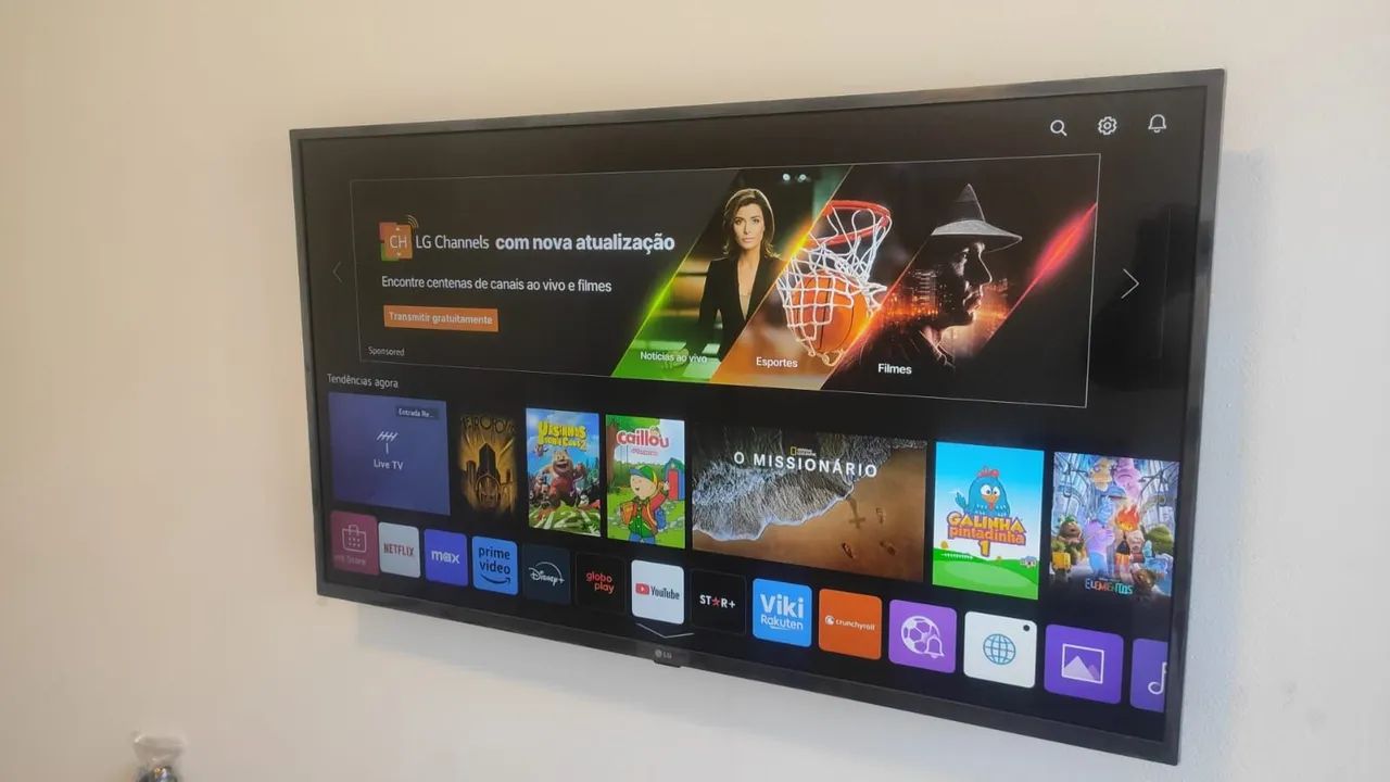 "tv lg 43 polegadas 4k" no Brasil