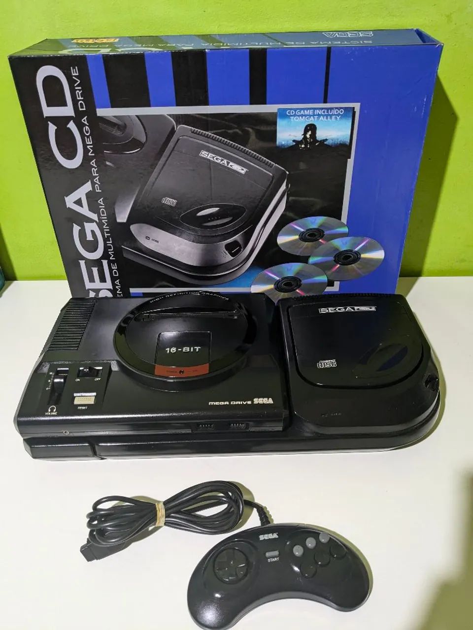 Sega Mega Drive CD Completo - Consoles de Vídeo Game - Bangu, Rio de ...