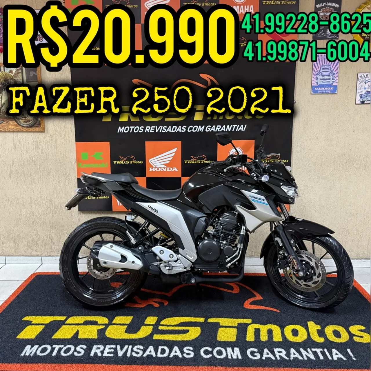 Motos YAMAHA FZ25 2021 no Brasil