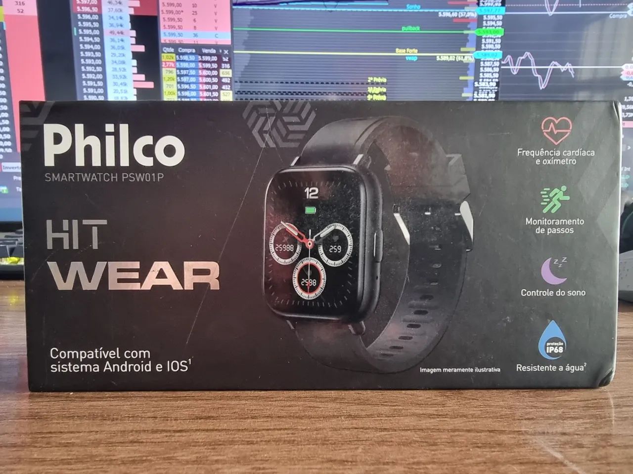 Smartwatch Philco Hit Wear - Novo e Completo - Acessórios - Parque ...