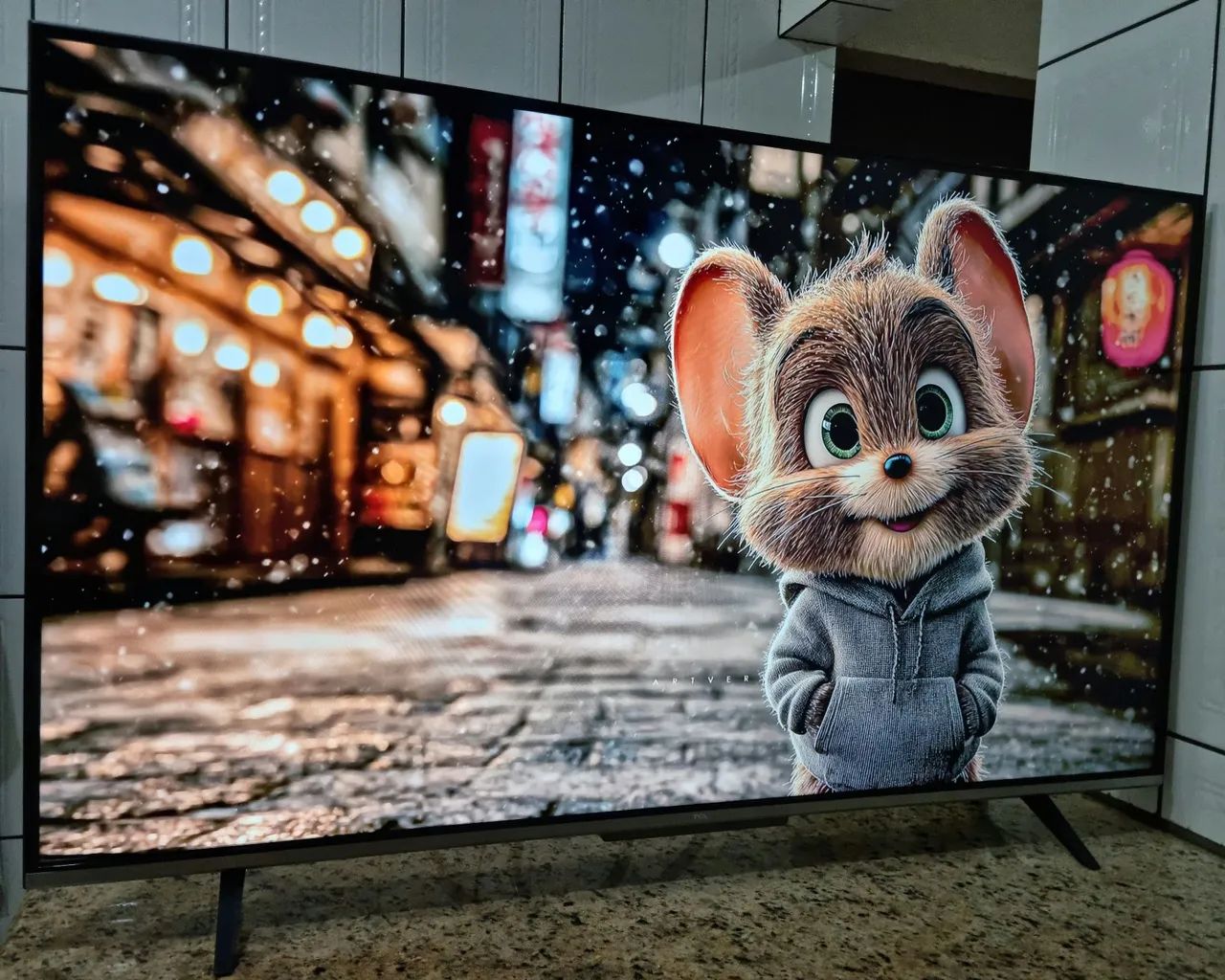 Tv smart 55" TCL Android Google 4k com comando de voz integrado - TVs - Jardim Santa Marina ...