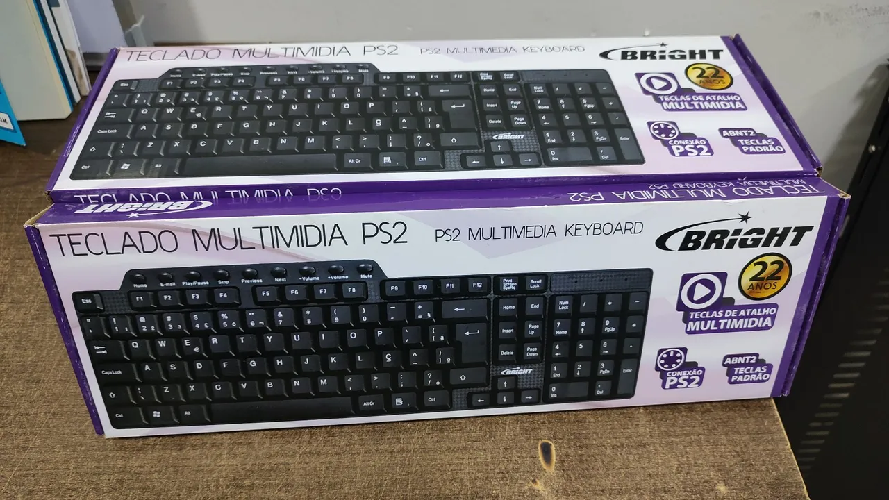 "teclado ps2" no Brasil