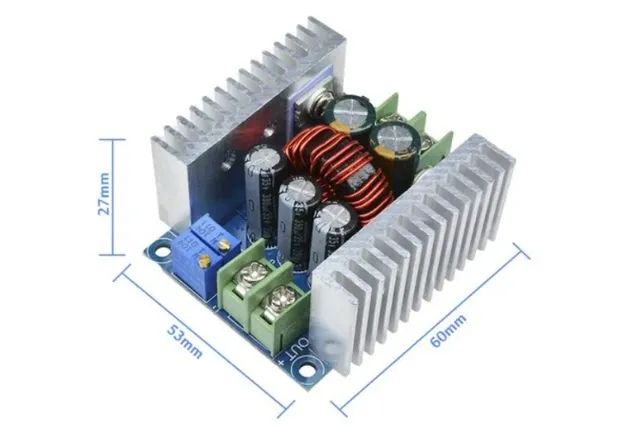 Conversor Dc-dc Buck 300w 20a Passo Dowm Módulo Ajustável Arduino ...