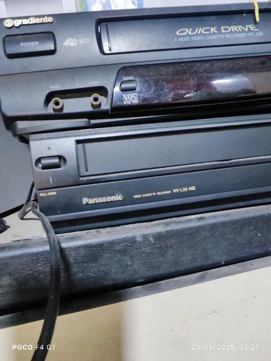"aparelho video cassete vhs" - DVD, Blu-Ray e Vídeo Cassete no Brasil