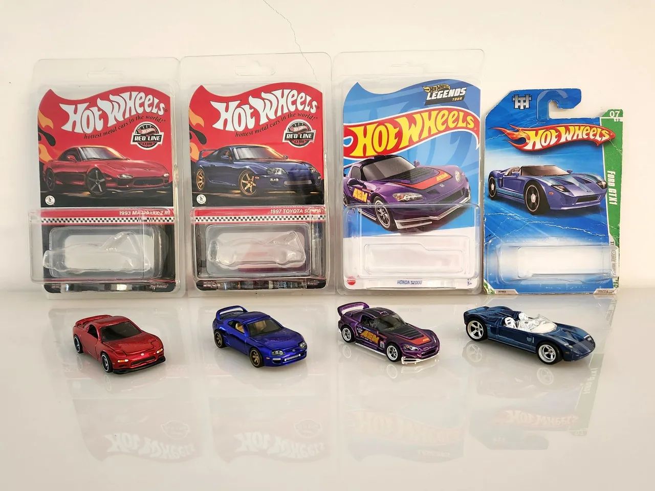 Lote Hot Wheels RLC Supra + RX7 + S2000 Legends + Ford STH - Hobbies e ...