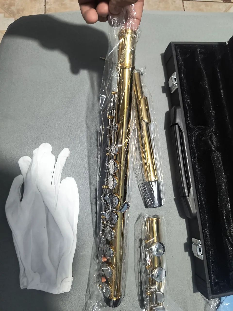 Flauta transversal dourada - Instrumentos musicais - Jardim São Paulo ...