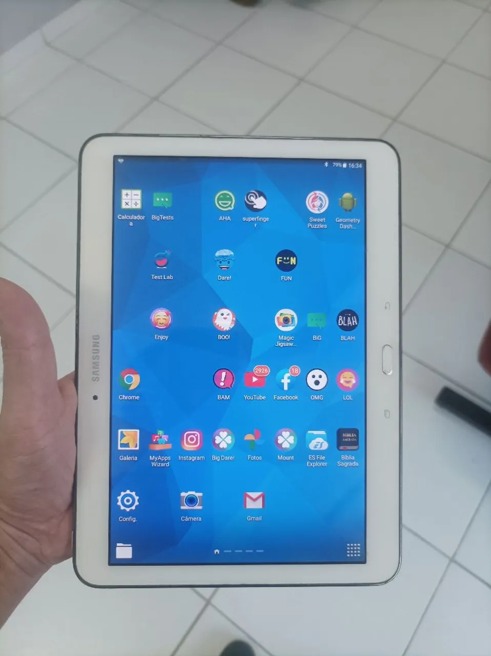 "tablet samsung 10 polegadas" - Tablets e E-Readers no Brasil