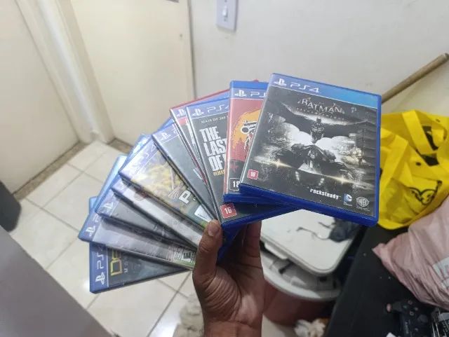 Lote 10 jogos PS4 / Ps5 - Ac cartão e Olx pay (temos outros lotes e ...