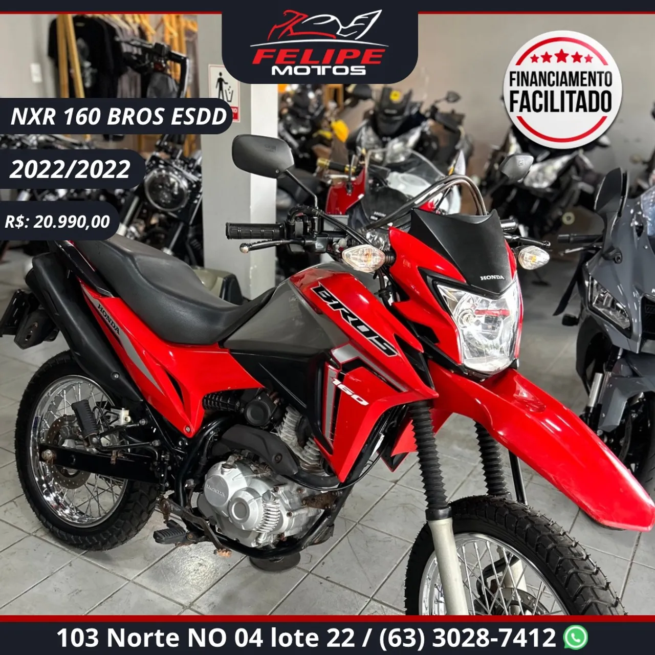 Motos HONDA NXR 2022 no Brasil