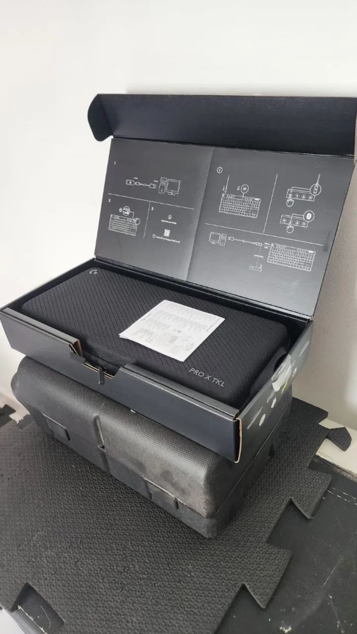 Teclado Gamer Sem Fio Logitech G Pro X com design TKL, Layout US, RGB ...