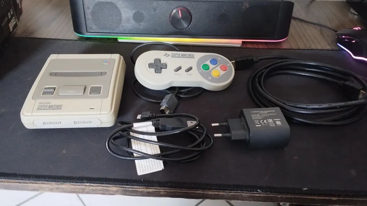 Super Nintendo mini Original - Consoles de Vídeo Game - Terra Vermelha ...