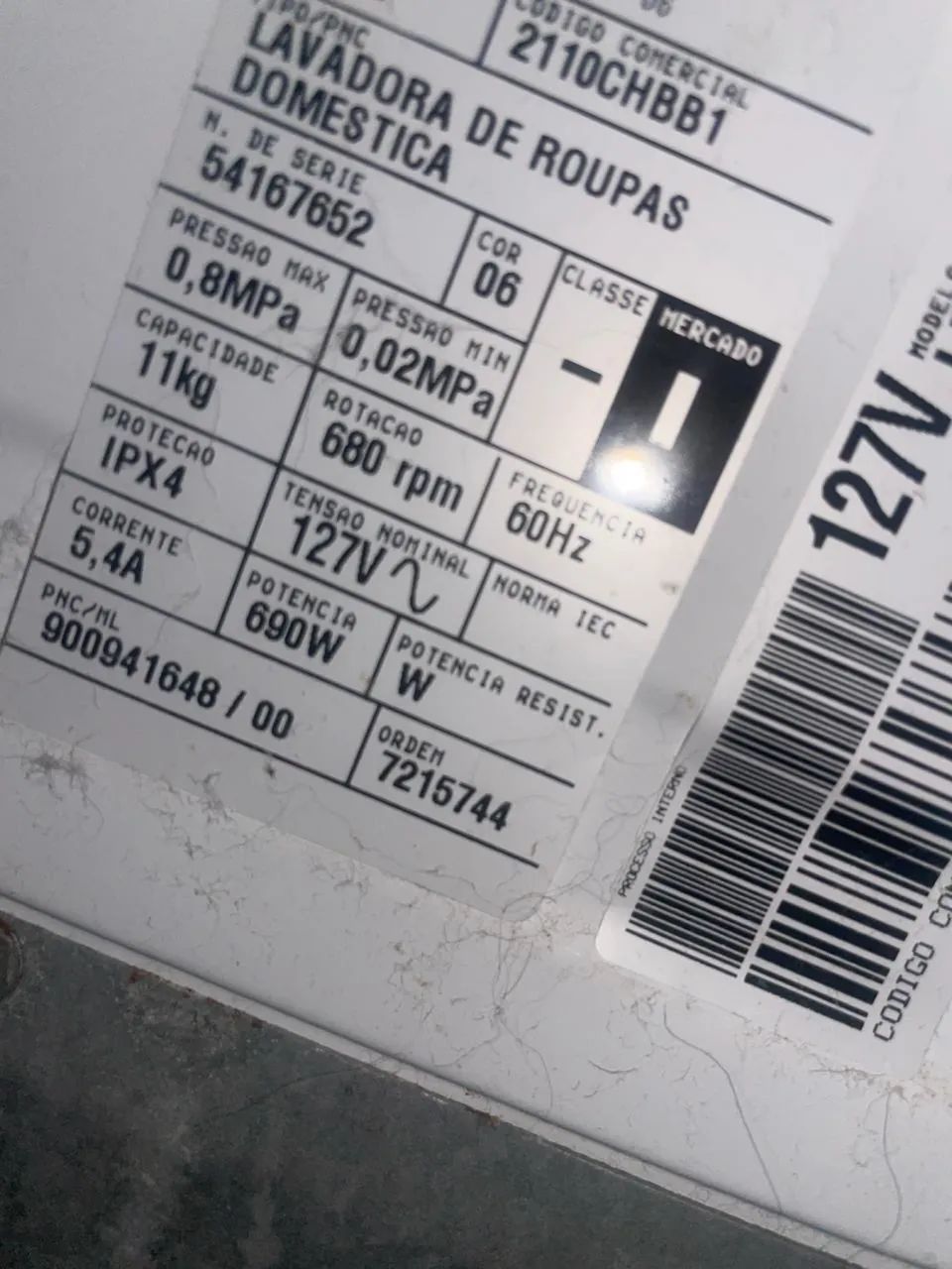Vendo máquina de lavar - Máquinas de Lavar e Secadoras - Paciência, Rio ...