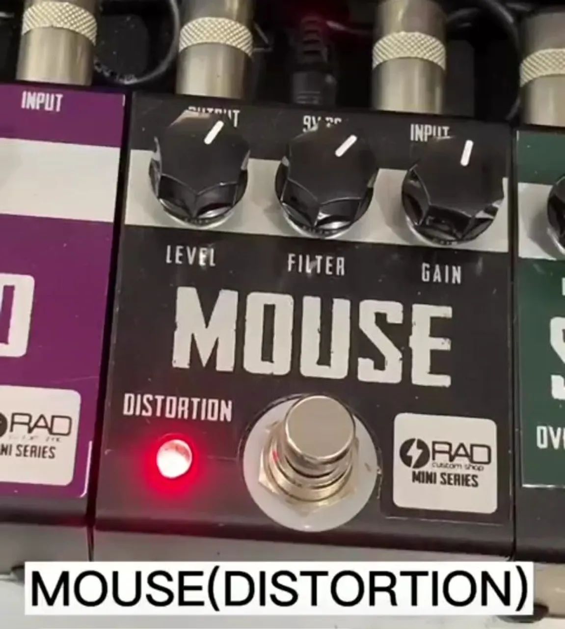 Pedal de Efeito Mouse Distortion RAD Custom Shop - Instrumentos ...