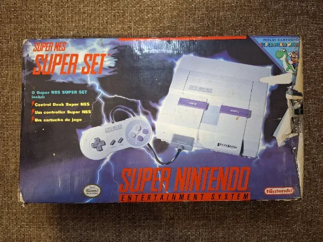 "super nintendo original" no Brasil