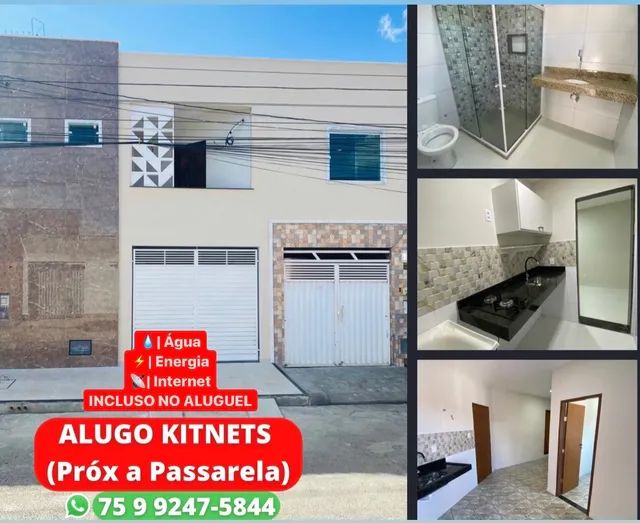 "kitnets para alugar com agua e luz incluso" no Brasil