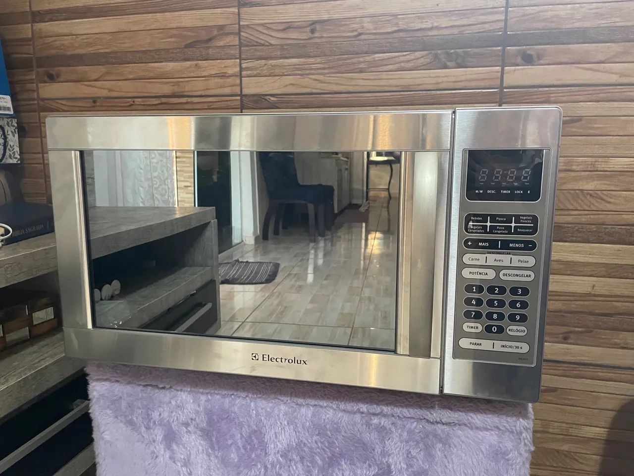 "microondas inox electrolux" no Brasil