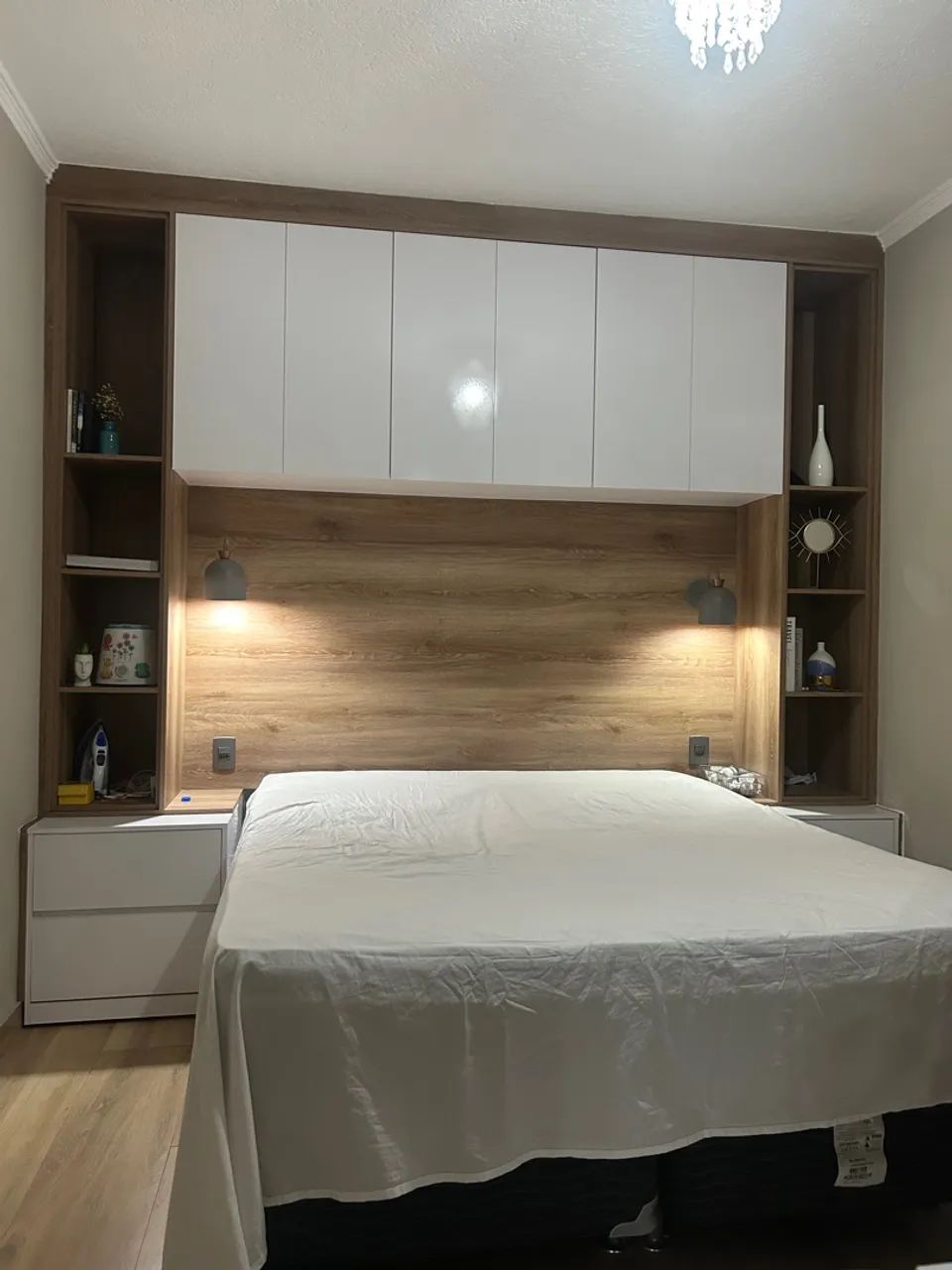 Guarda-Roupa Planejado para Cama Casal com Painel - Armários e Guarda ...