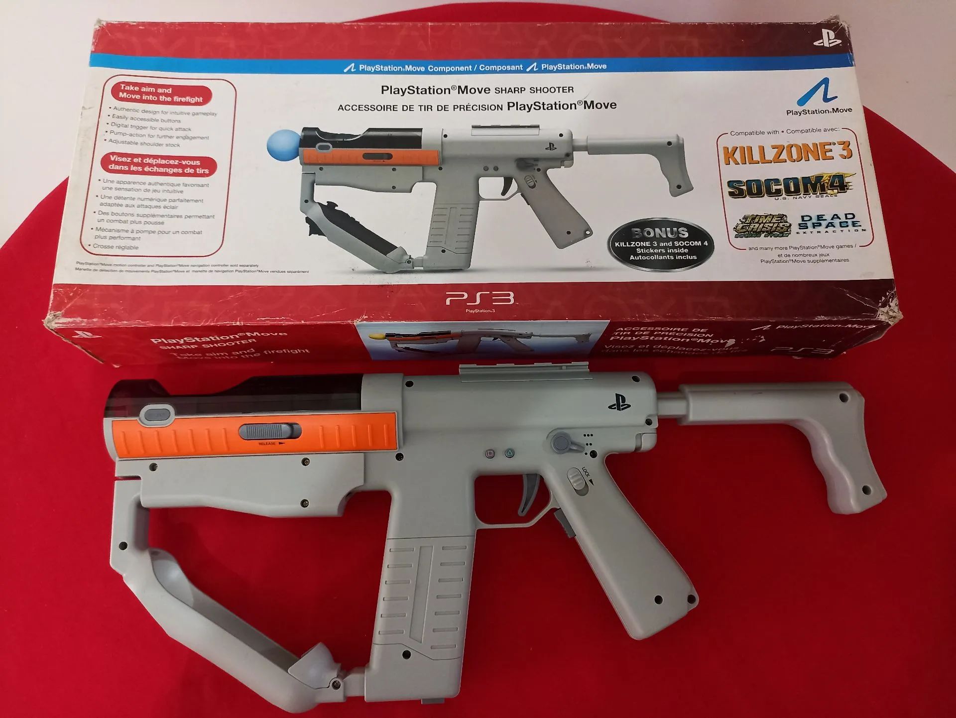 Kit Playstation Move Sharp Shooter Shooting Attachment 2ctrls move Controle Navigation Pecas e Acessorios de Video Game Chacaras Sao Pedro Aparecida de Goiania 1349260693 OLX