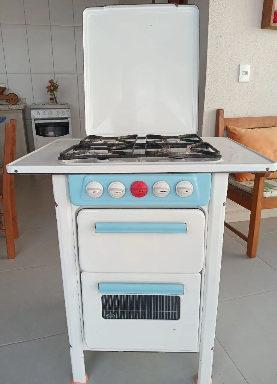 Fogão a Gás 4 Bocas com Forno - marca DAKO - anos 60 - Fogões e Fornos ...
