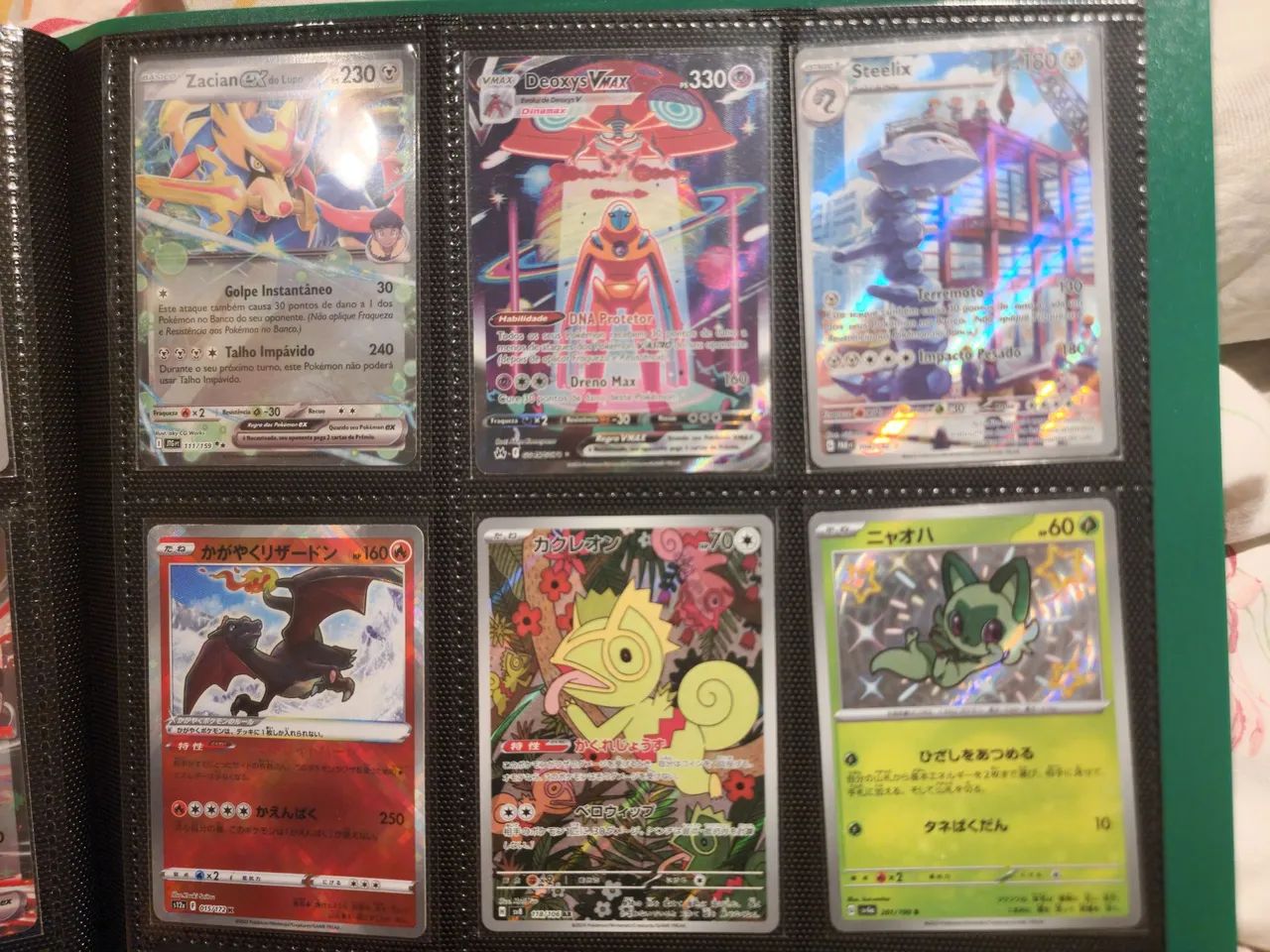 Lote 16 cartas Pokémon ultra raras - DESC. 20% - Charizard, Deoxys ...
