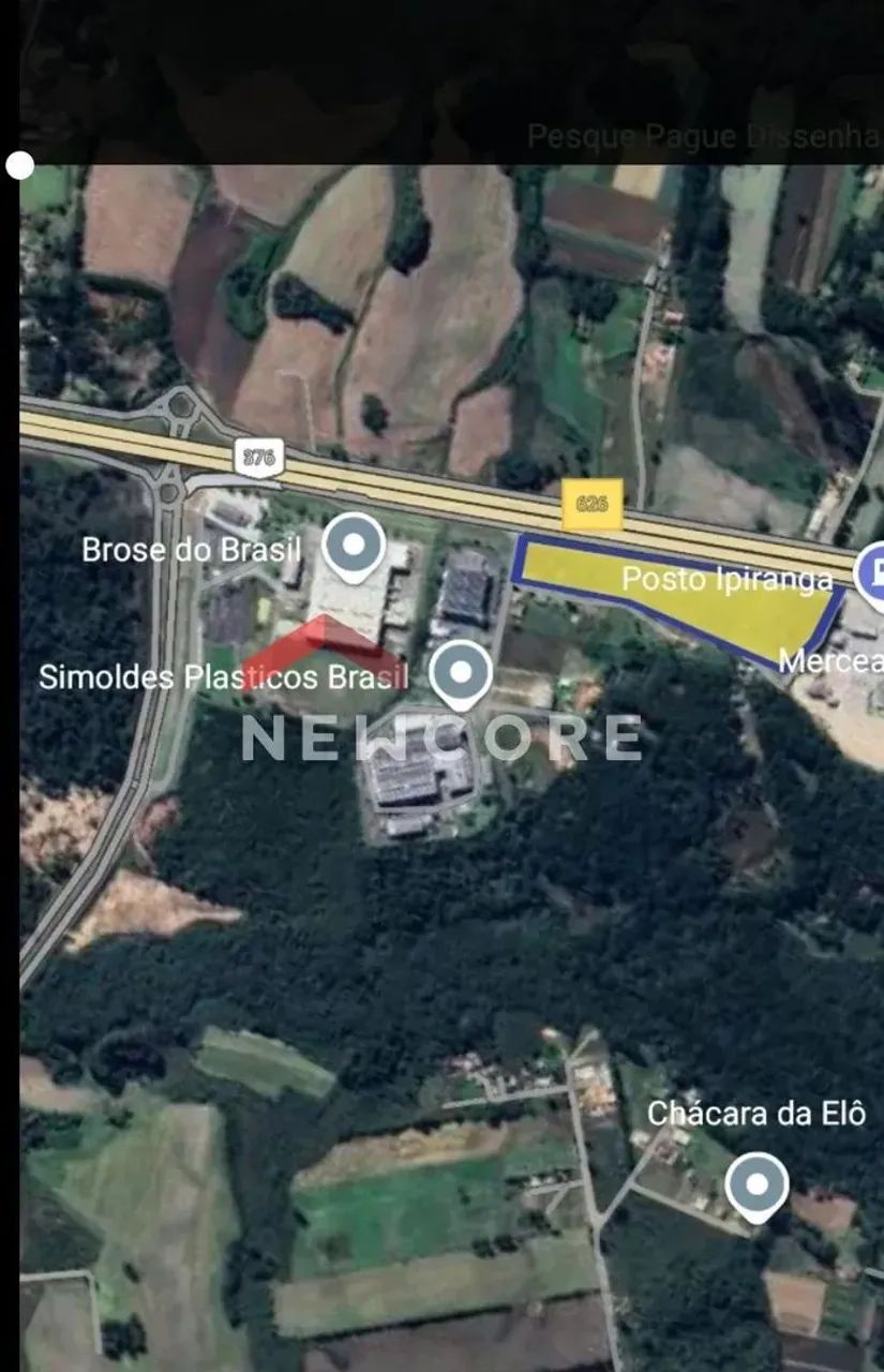 Lote em Rua Max Brose - Campo Largo da Roseira - São José dos Pinhais ...