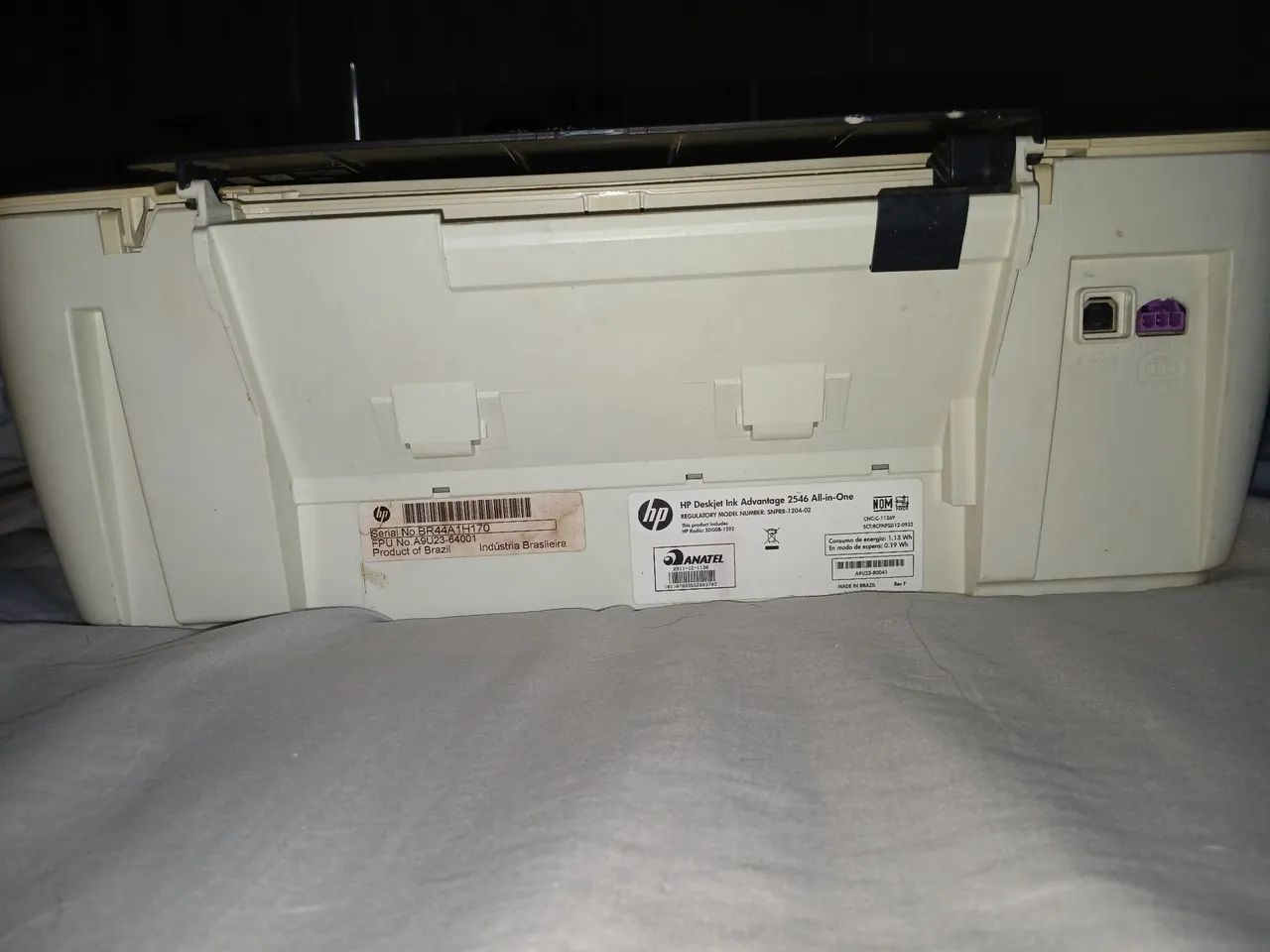 Impressora Multifuncional HP Deskjet Ink Advantage 2546 - Periféricos e ...