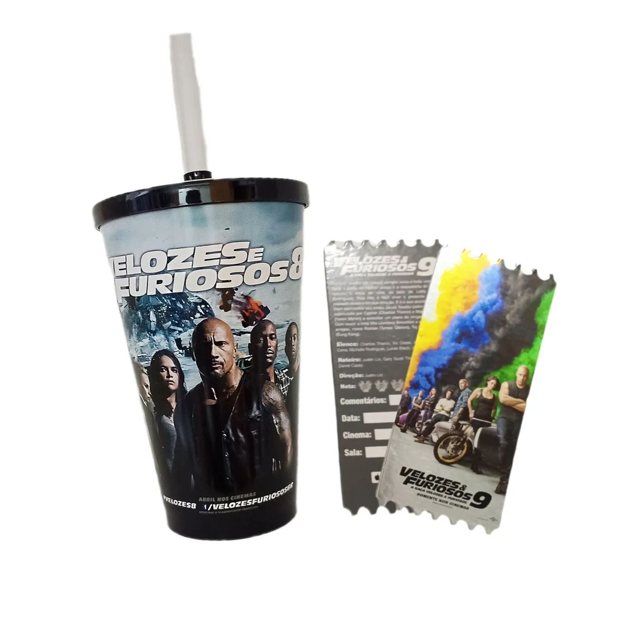 Kit copo card velozes e furiosos Cinemark fast and furious Toretto nerd ...