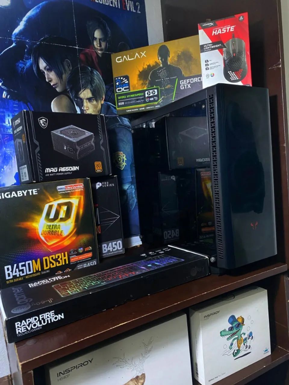 PC Gamer Ryzen 5 + B450M Completo! Só pegar e usar! - Computadores e ...