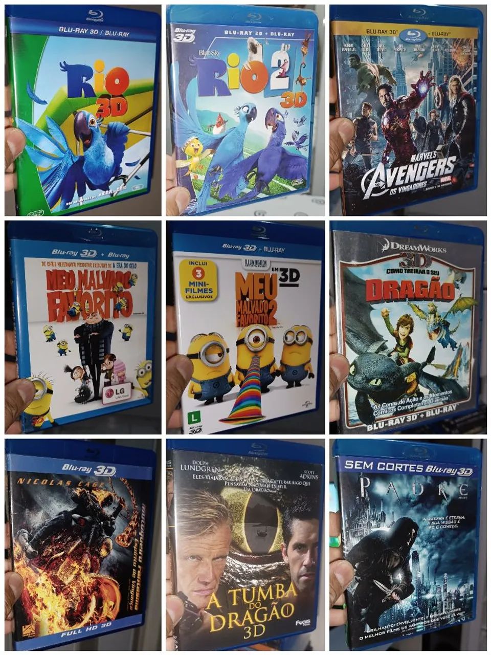 Blu ray Originais com Opções 3d e 2d - CDs, DVDs etc - Complexo do ...