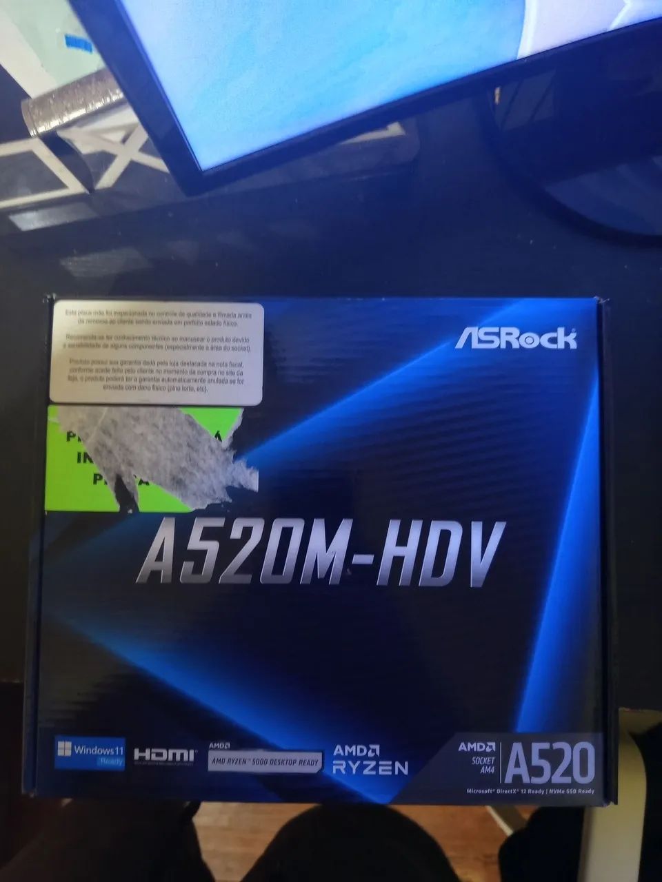 Placa Mãe ASRock A520M-HDV - Peças de Hardware - Santa Quitéria ...