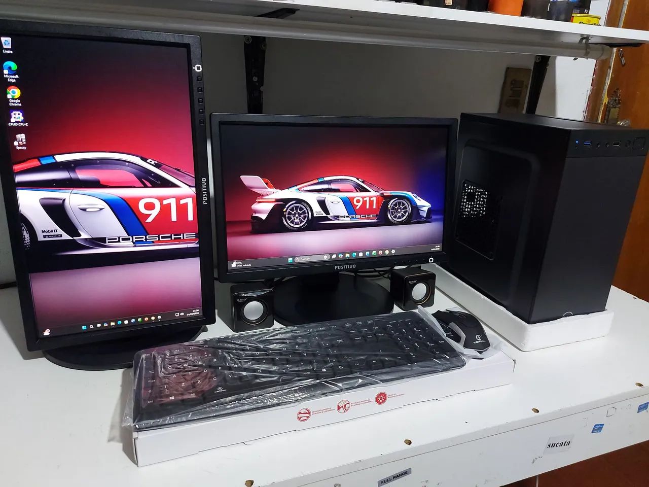 Pc Computador Completo intel Core i5 10°Geração com 2 Telas. Novo ...