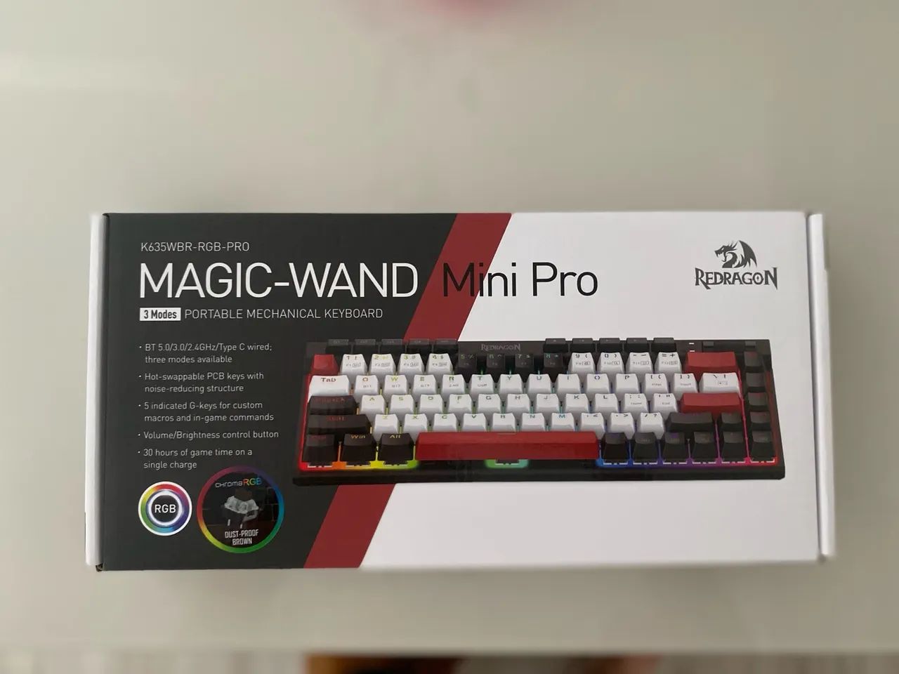 Teclado Mecânico Redragon Magic Wand Mini Pro RGB - Periféricos e ...