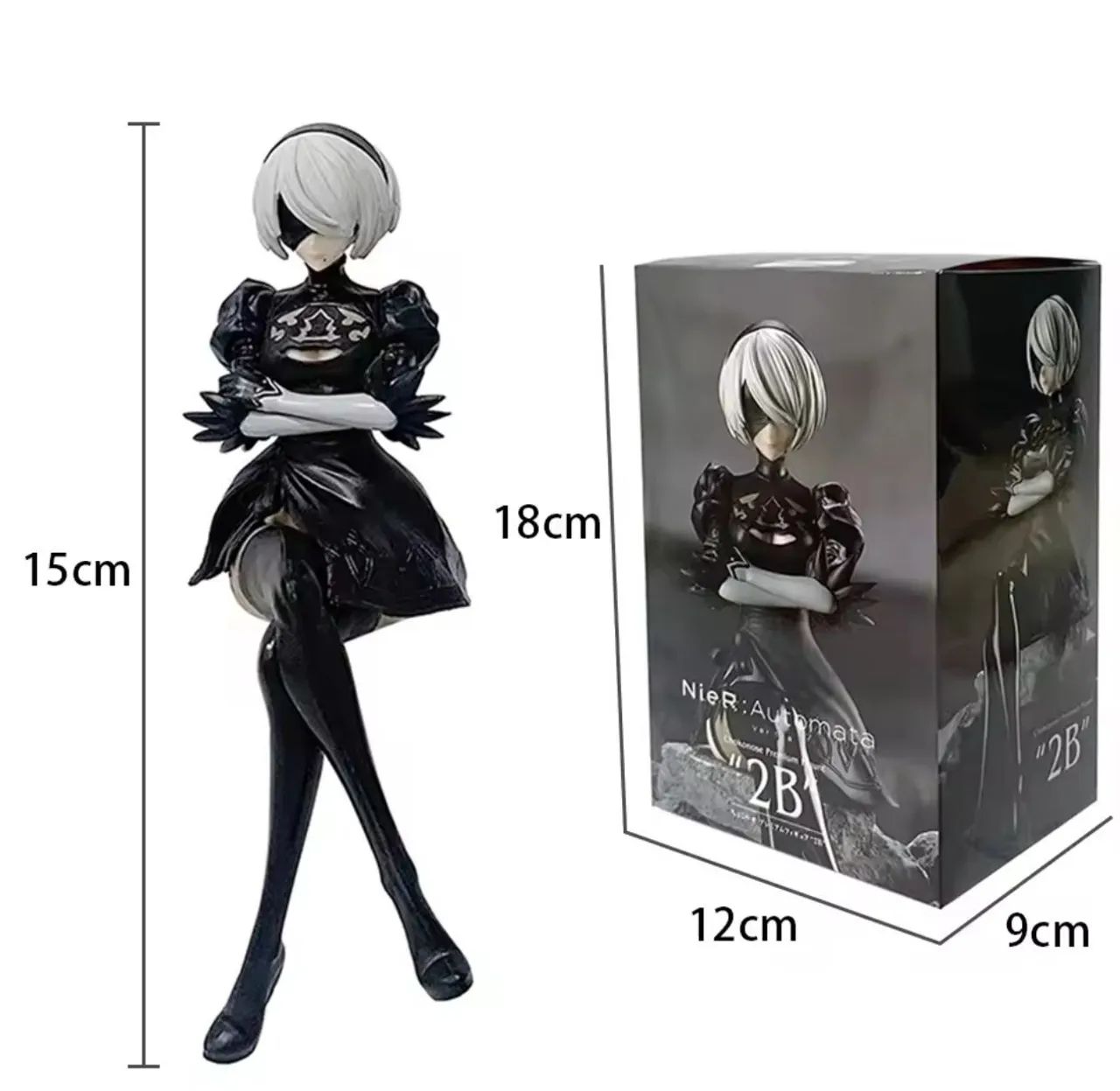 Action Figure 2B Nier Automata 15cm PVC com Caixa - Hobbies e coleções ...