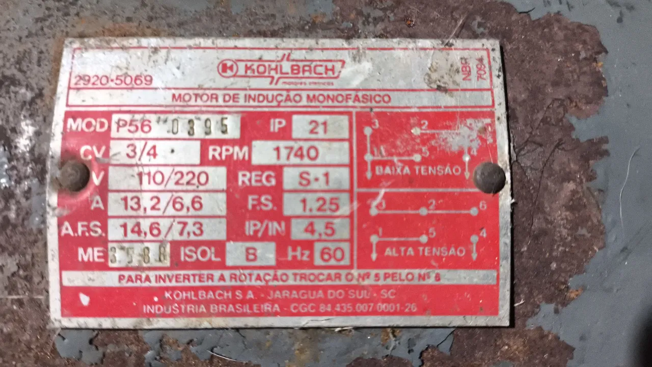 "kohlbach motores" no Brasil