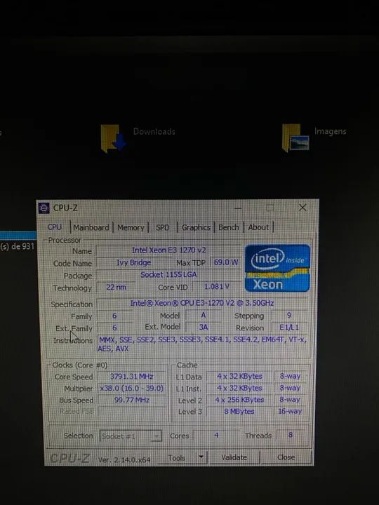 Kit Xeon E3 1270 v2 + Placa mãe H61 + 8Gb Ram - Computadores e Desktops ...
