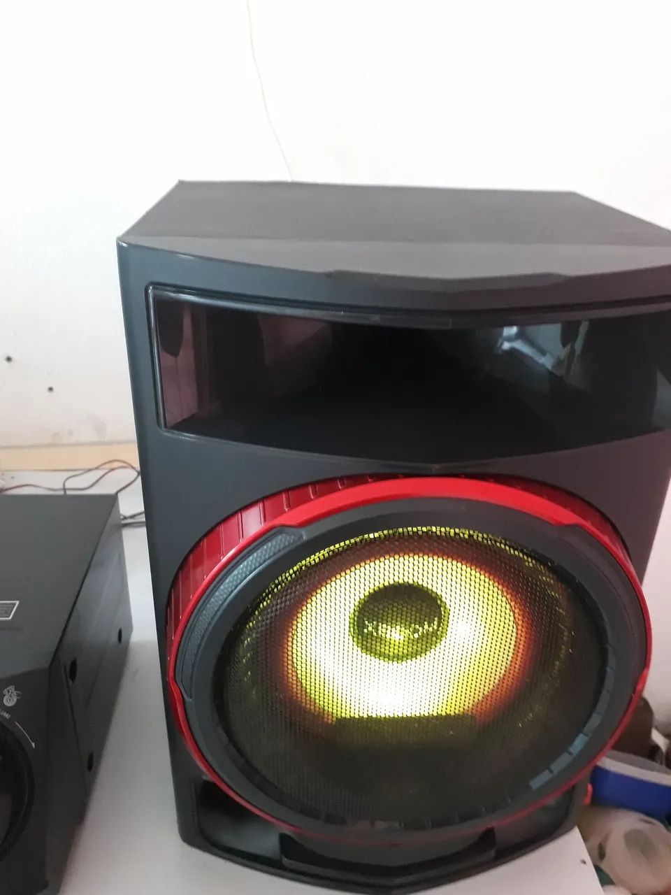 MINI SYSTEM LG CL87 XBOM COM 2.350 DE POTÊNCIA, NOVO,USB, BLUETOOTH, RADIO FM E AUXILIAR ...