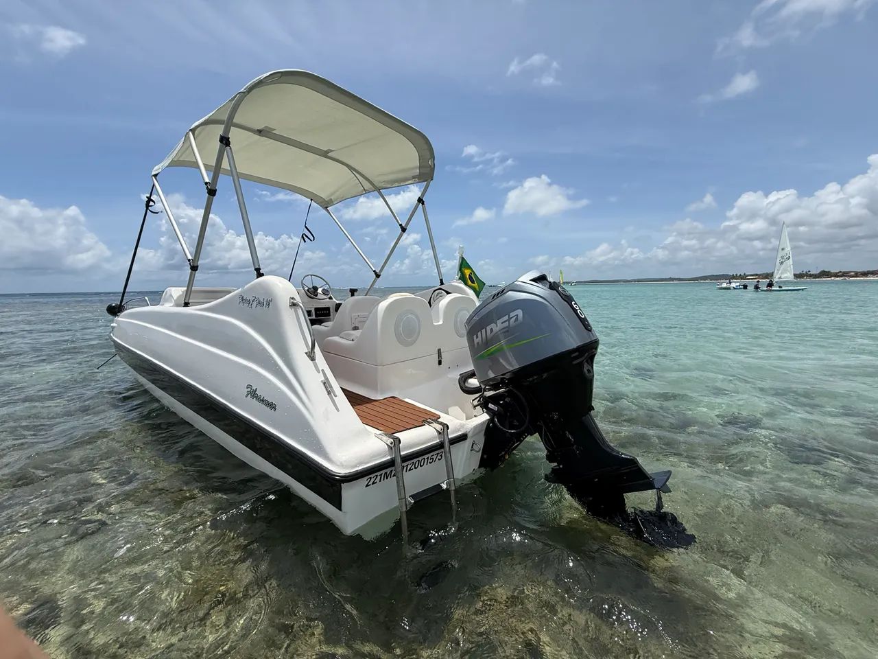 Lancha Flying fish 16 motor 60hp ZERO KM 4 anos de garantia barco ...