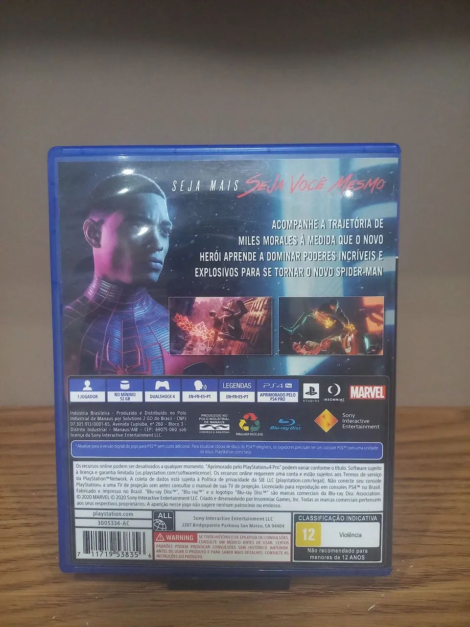 Marvel Homem Aranha Miles Morales - PS4 - Jogos de Vídeo Game ...