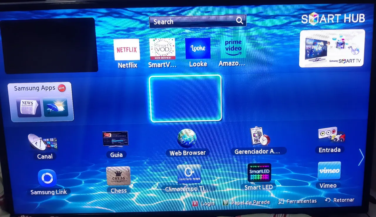 "smart tv samsung 40 polegadas 3d" - TVs no Brasil