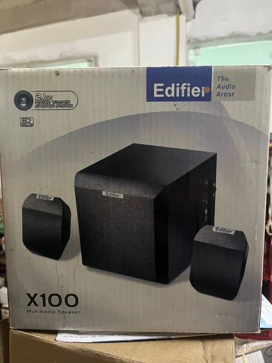 Caixa de Som Edifier X100 para PC - Multimedia Speaker - Aparelhos de ...
