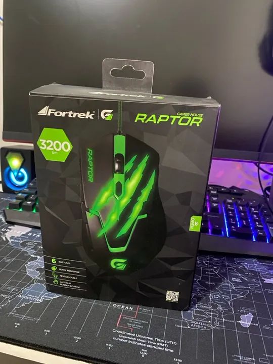 Mouse Gamer Fortrek Raptor 3200 DPI - Periféricos e Acessórios de ...