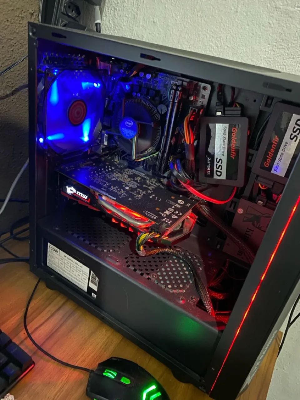 PC Gamer Completo - GTX 1050 TI + i5 + 16GB RAM + HEADSET + CONTROLE + 2 SSD DE 500 GB ...