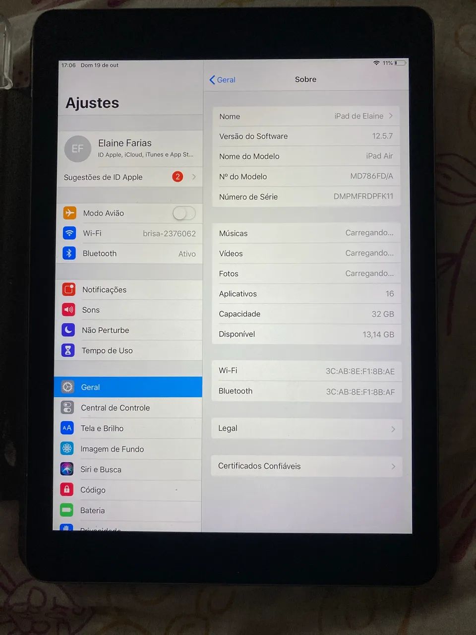 iPad Air 1 generation 32g perfeito - Tablets e E-Readers - Portal do Sol, João Pessoa 1446292042 ...