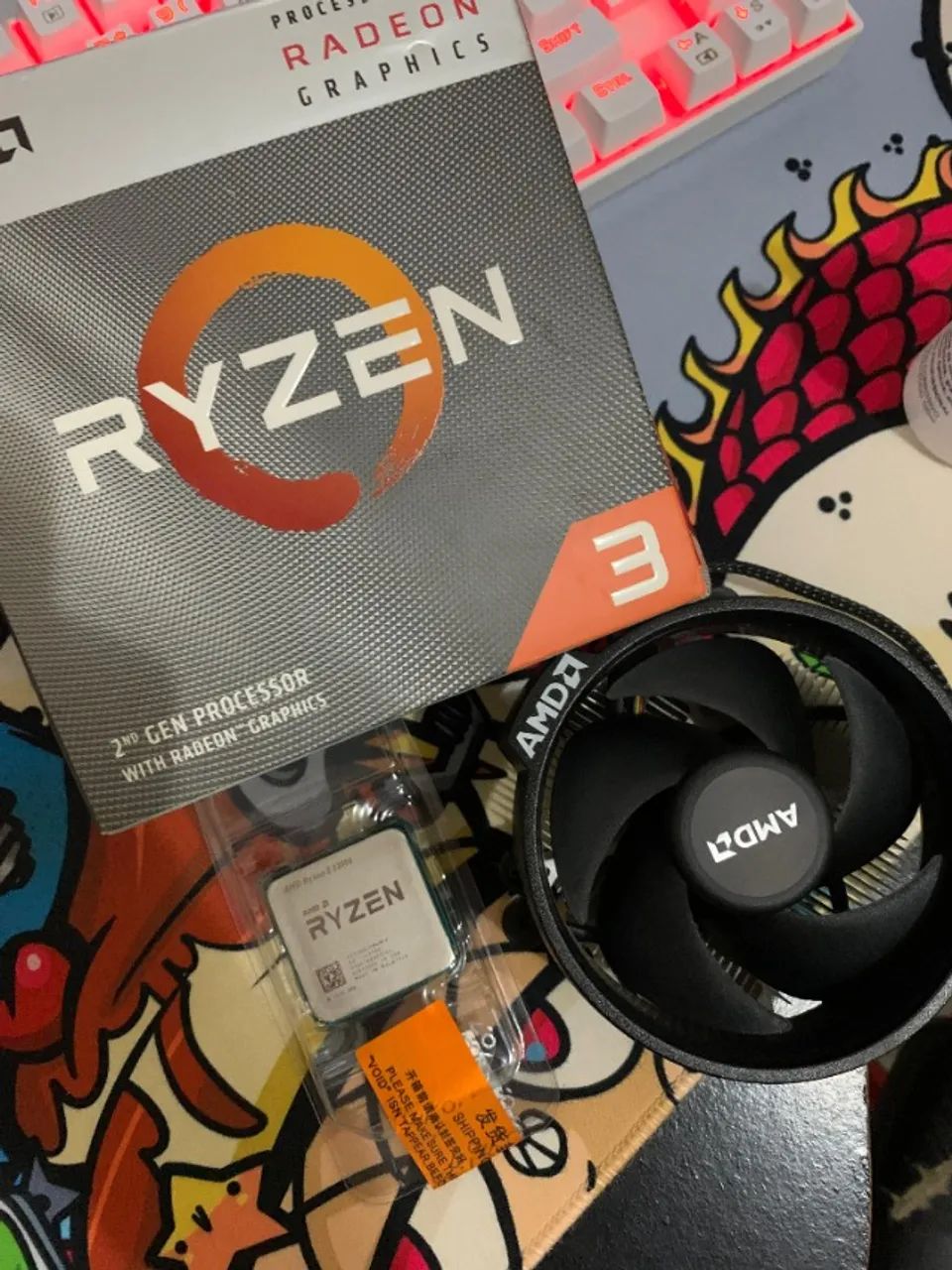 Processador AMD Ryzen 3 3200G, 3.6GHz (4GHz Turbo), com placa de Vídeo ...