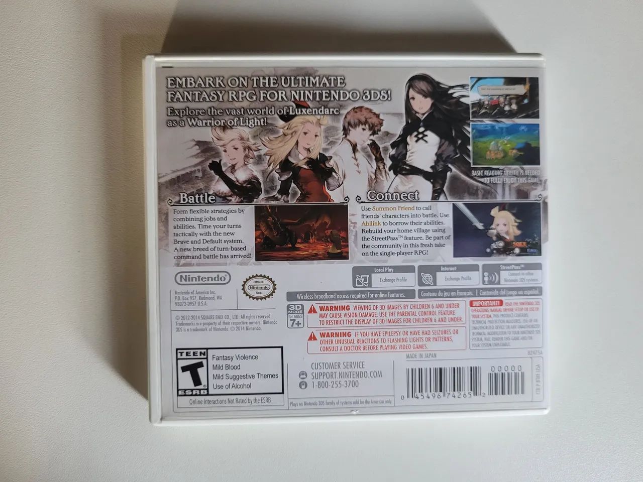 Bravely Default - Nintendo 3DS - Jogos de Vídeo Game - Santa Cruz, Rio ...