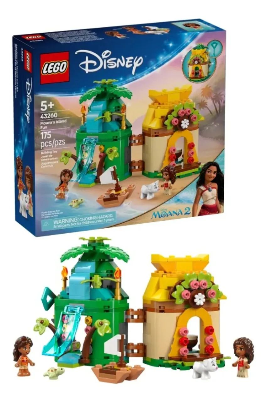 LEGO Disney Princess - Diversão na Ilha da Moana (43260) | NOVO ...