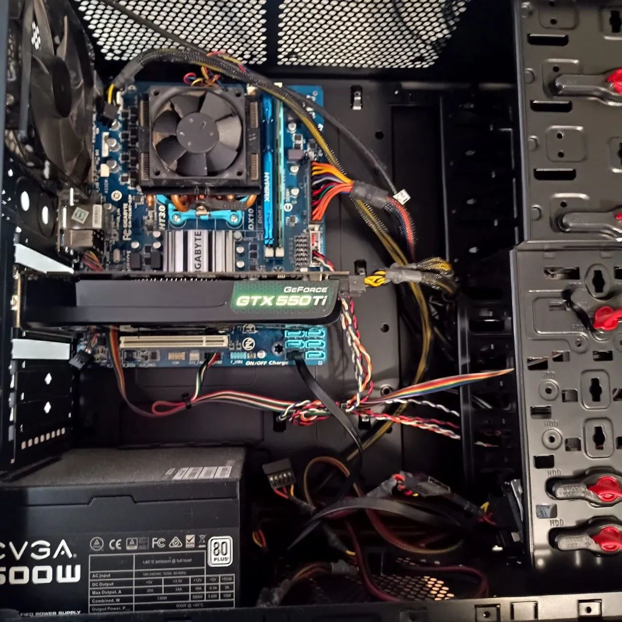 PC Completo FX-8350 | 12GB RAM | GTX 550 Ti | Fonte EVGA 600W ...