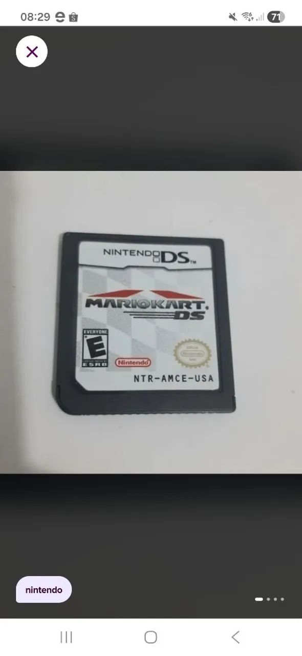 Super Mario Advance + mario kart ds Original Game boy nintendo - Jogos ...